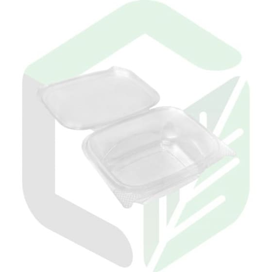 Enpak clear plastic 16 oz take out clamshell food containers