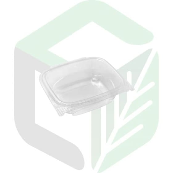 Enpak clear plastic 16 oz take out clamshell food containers
