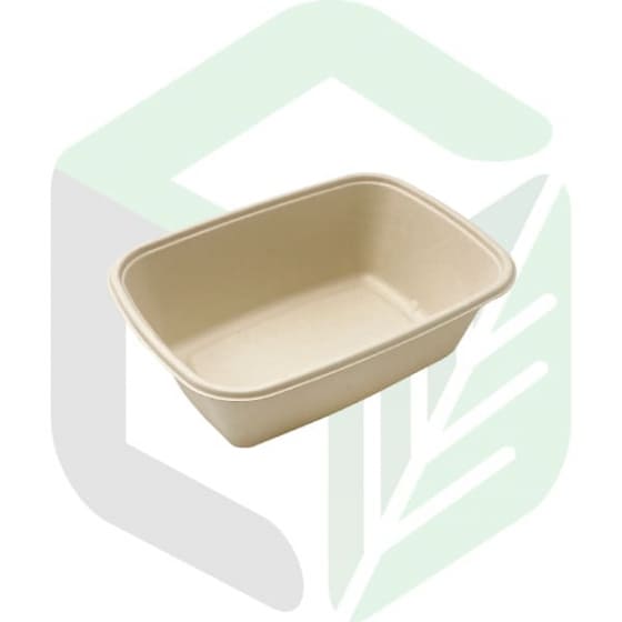 Enpak compostable boxes Rectangular 1400ml 1 compartment