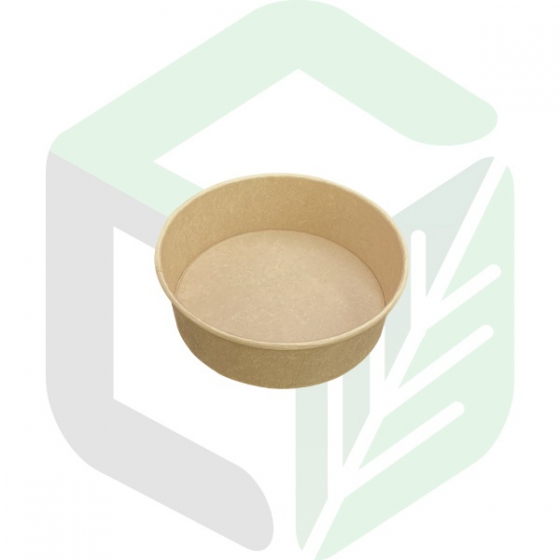 Kraft Round Paper Food Container Φ16.5cm 750ml