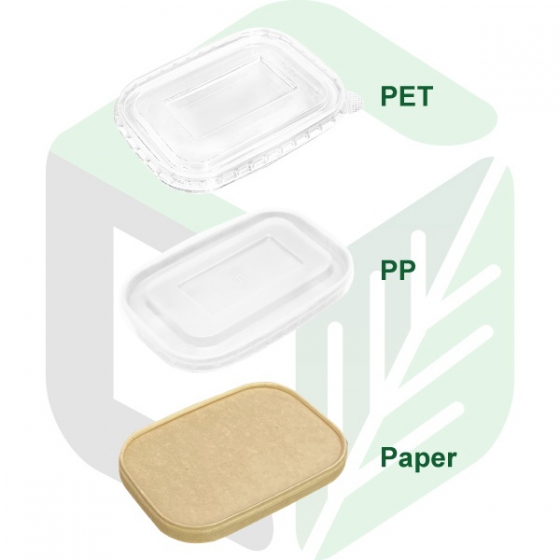 Rectangular Kraft Paper Food Containers 1000ml_KB1732B