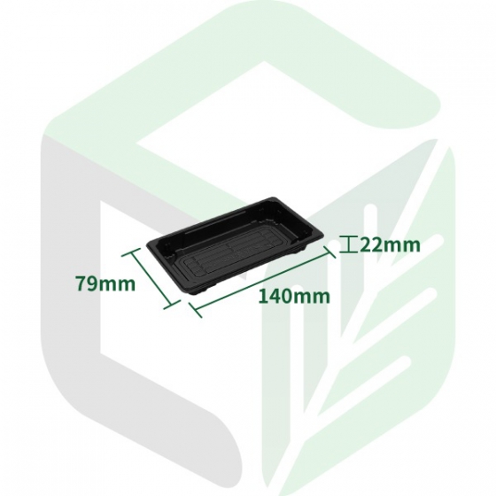 Non-Microwavable PS Rectangular Sushi Trays